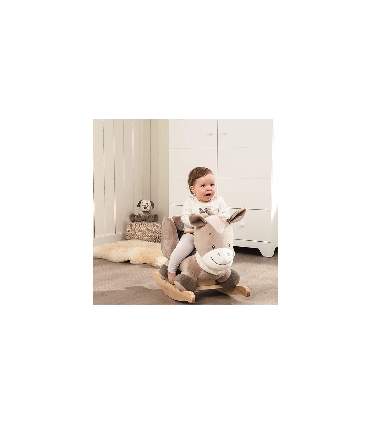 راکر اسب قهوه‌ای ناتو Nattou Rocker Noa the horse | کودکو