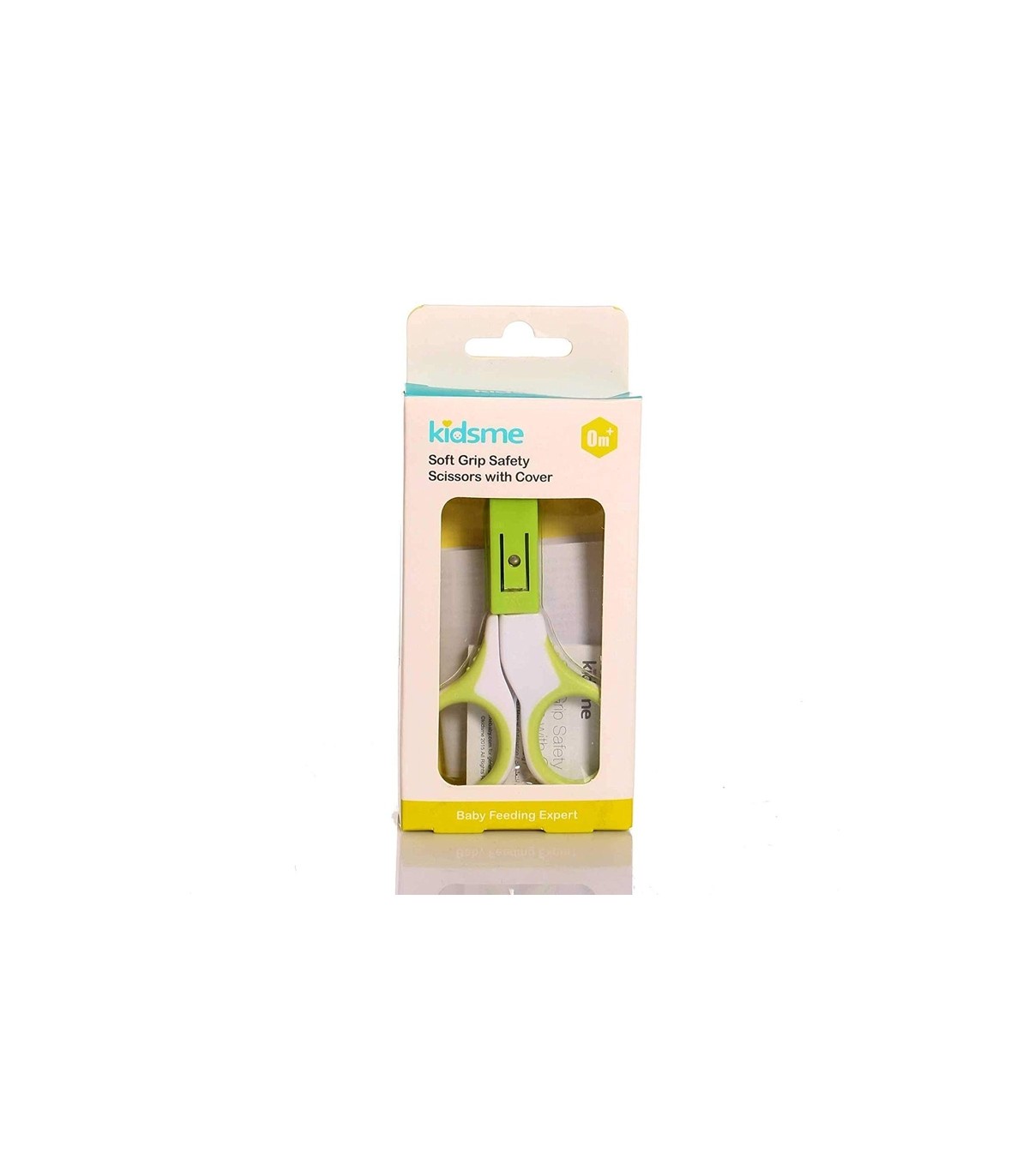 قیچی با درپوش کودک کیدزمی Kidsme Safety Soft Grip Scissors with Cov...